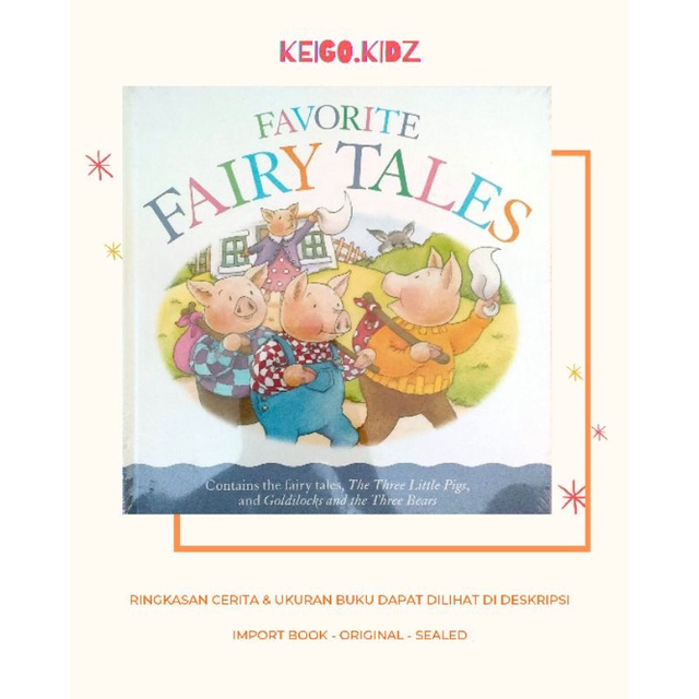 Jual Buku Import Anak Fairy Tales : Goldilocks, The Three Little Pig ...