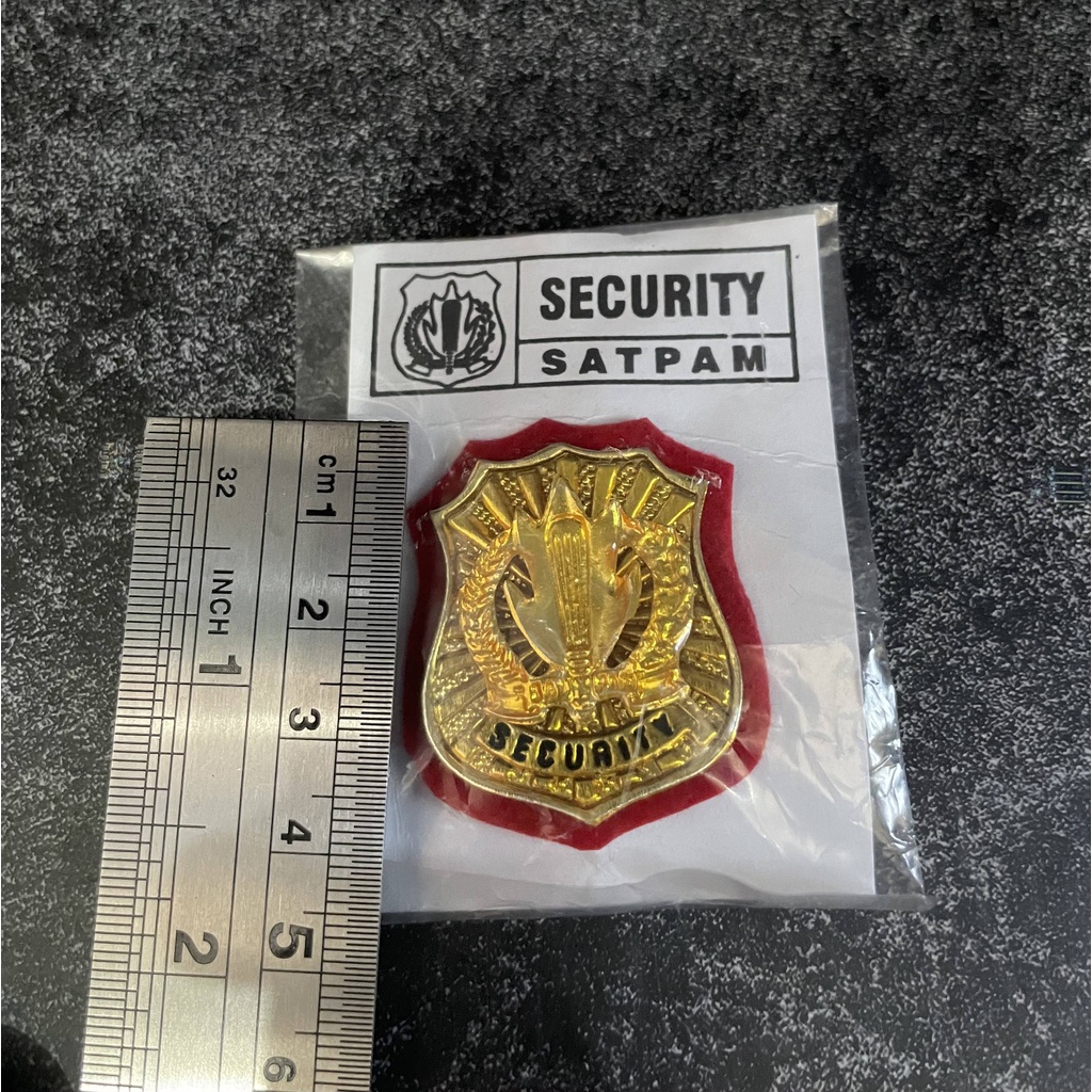 Jual Kewenangan Satpam - Pin Kewenangan security - Pin Lencana Satpam ...