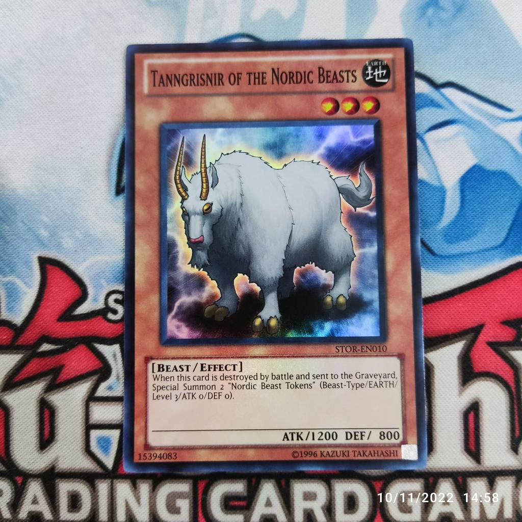 Jual yugioh tanngrisnir of the nordic beast STOR super rare original ...