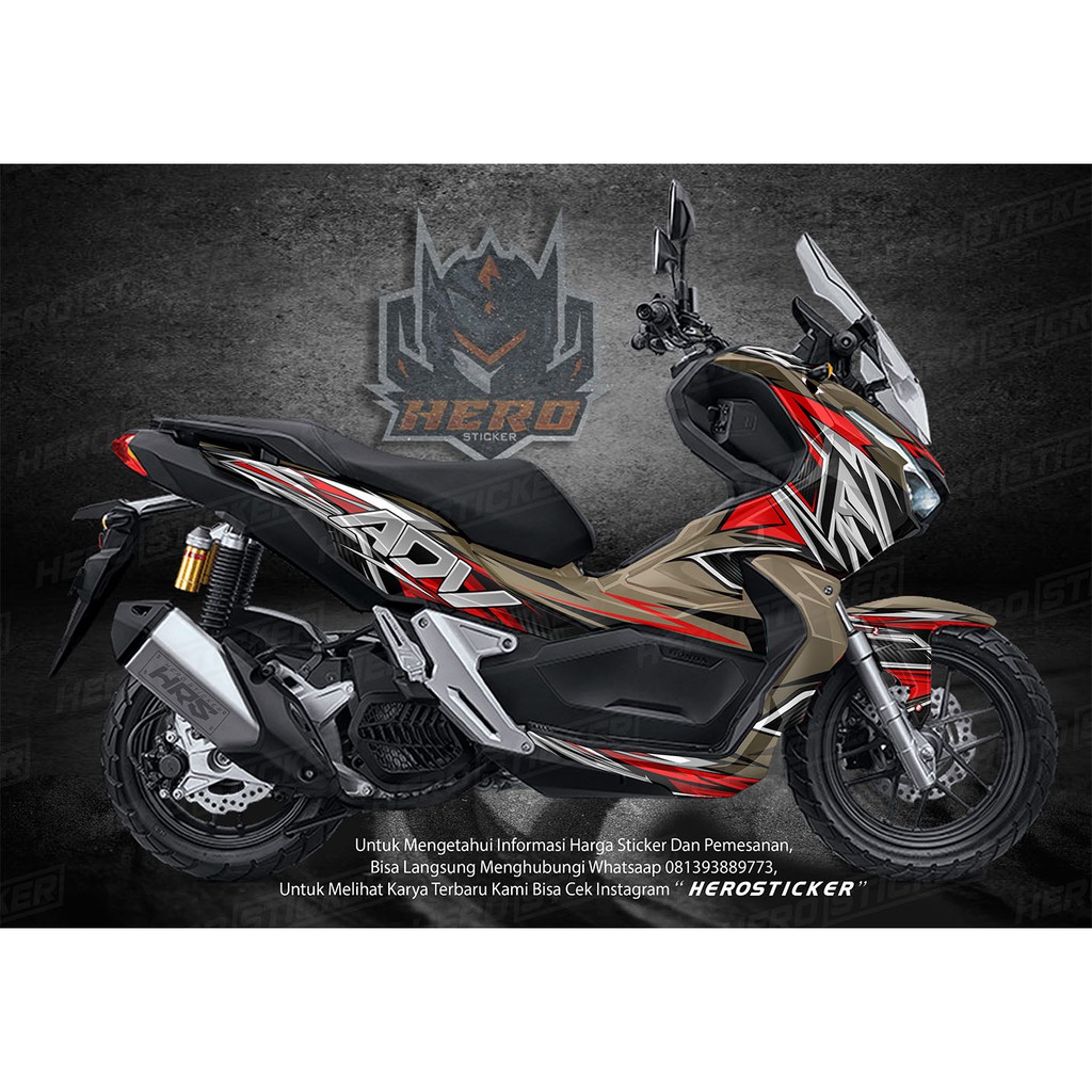 Jual STICKER HONDA ADV 150 - DECAL CUSTOM ADV | Shopee Indonesia