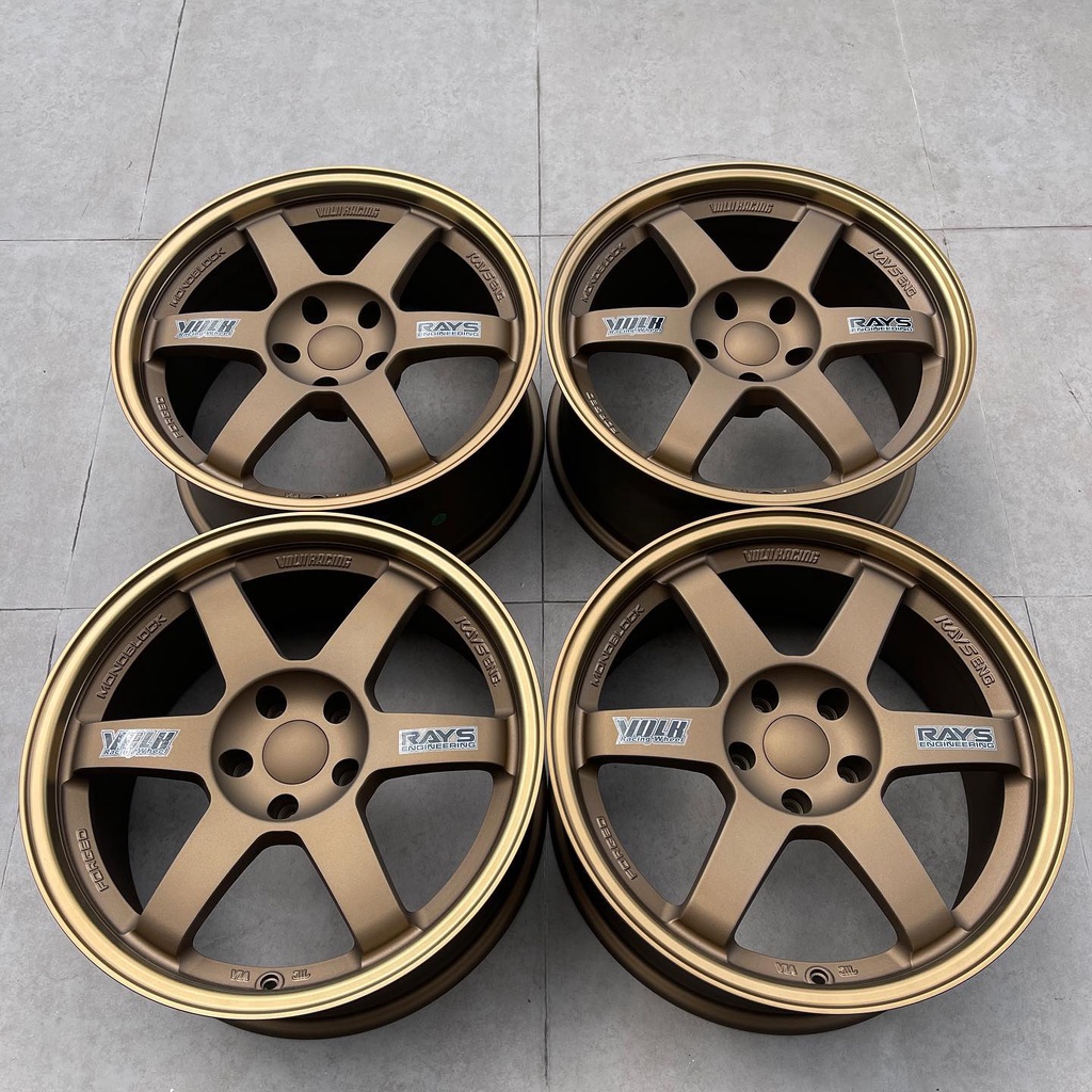Jual velg mobil racing VOLKRAYS TE37 OG RING 18x8.5 ET 22 PCD 5x114,3 ...