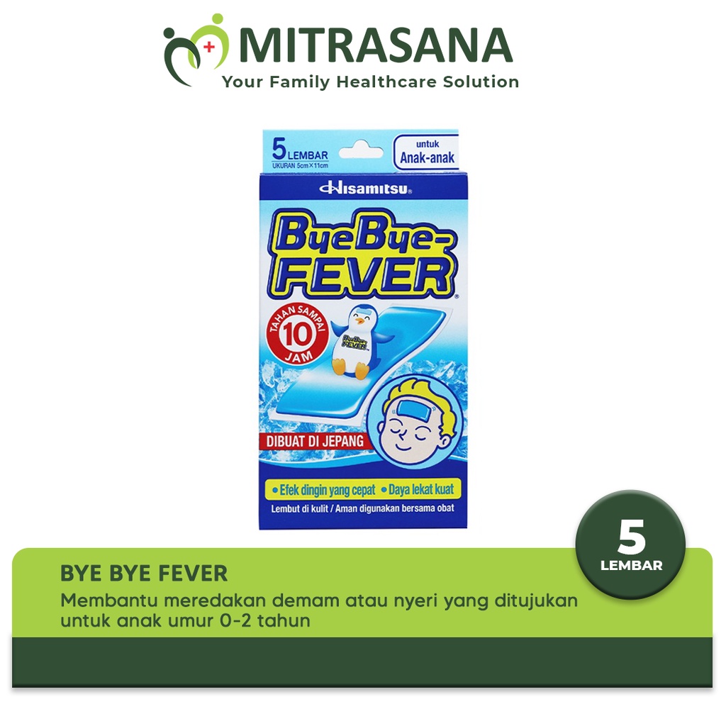 Jual Bye Bye Fever Anak 5 Lembar | Shopee Indonesia