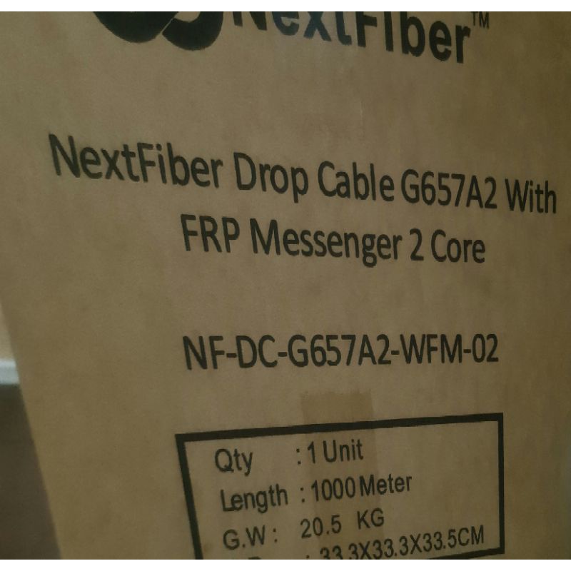 Jual kabel fiber optik 2 core 1sling | Shopee Indonesia