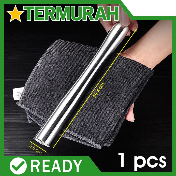 Jual Full Stainless Bar Muddler Cocktail Tumbukan Penumbuk Buah Mojito ...