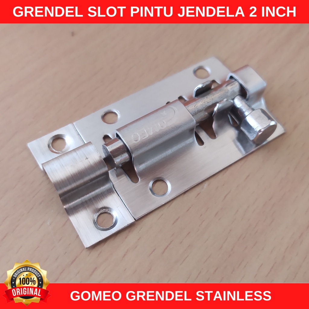 Jual Grendel Slot Pintu Jendela Rumah 2" inch Kunci Selot Grendel ...