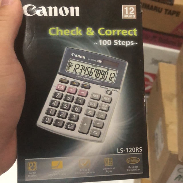 Jual Kalkulator canon ls 120 rs original | Shopee Indonesia