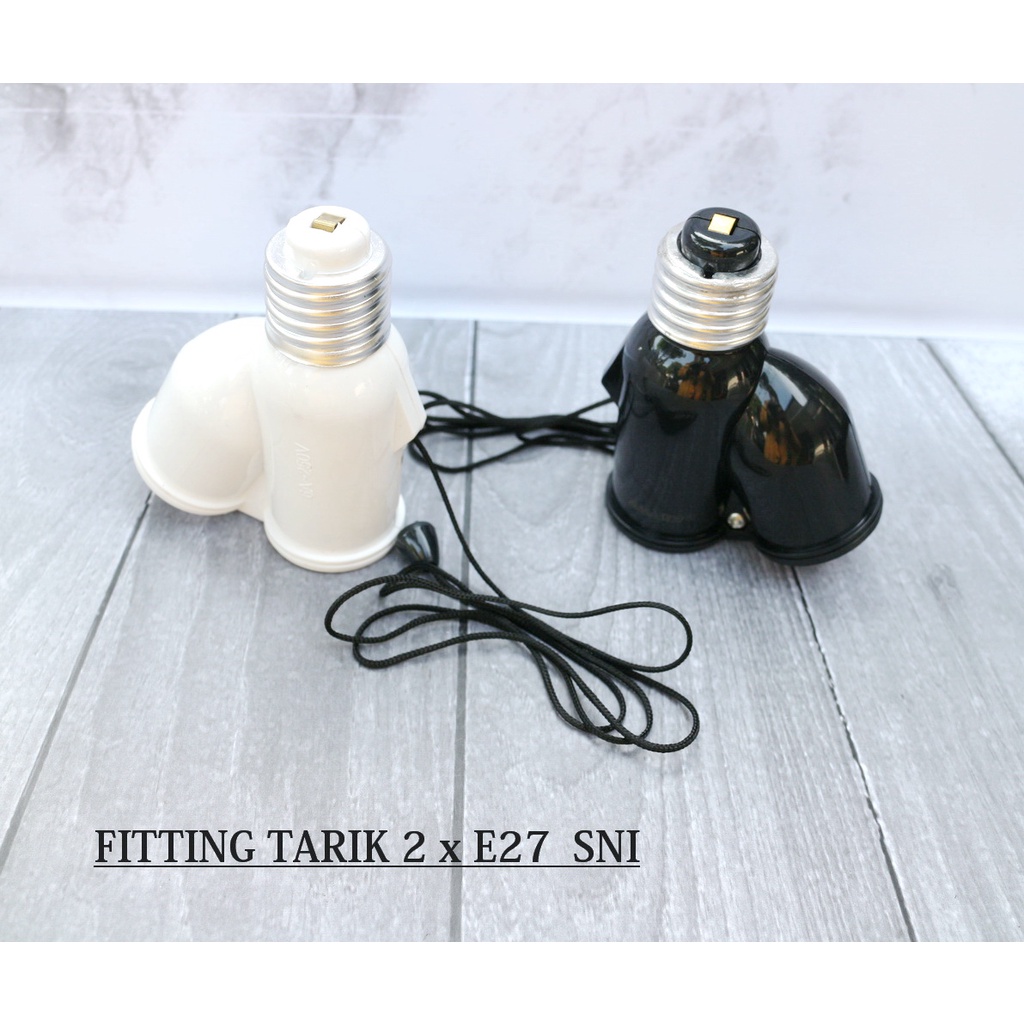 Jual FITTING TARIK 2 x E27 SNI | Shopee Indonesia