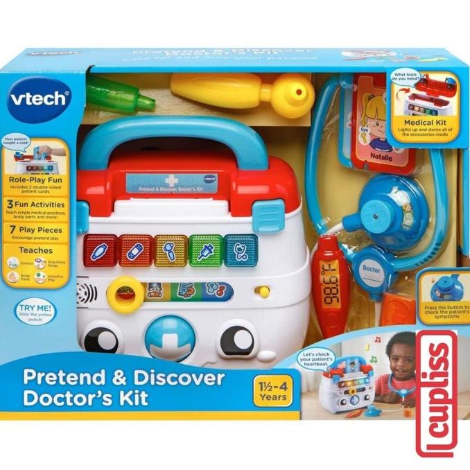 Jual VTech Pretend and Discover Doctor Kit (Mainan Dokter) | Shopee ...