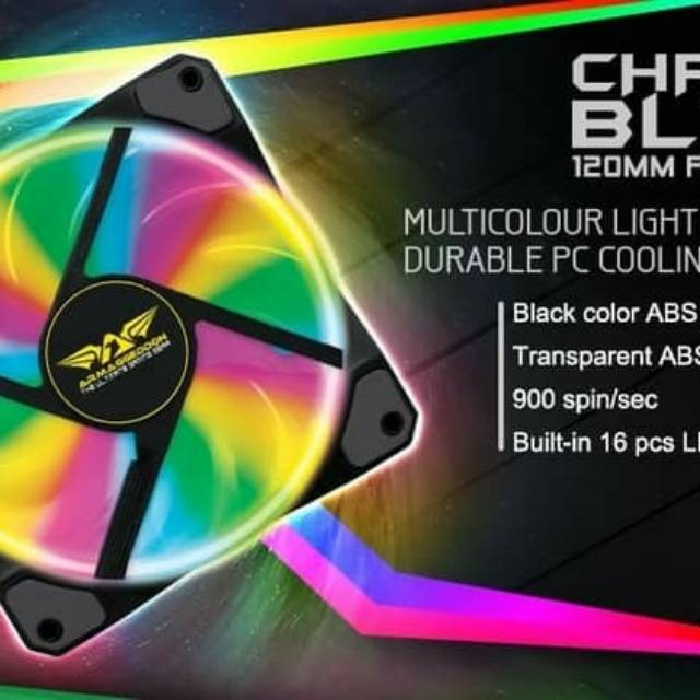 Jual Fan Armageddon 12cm Chroma Blade Multi Colour | Shopee Indonesia