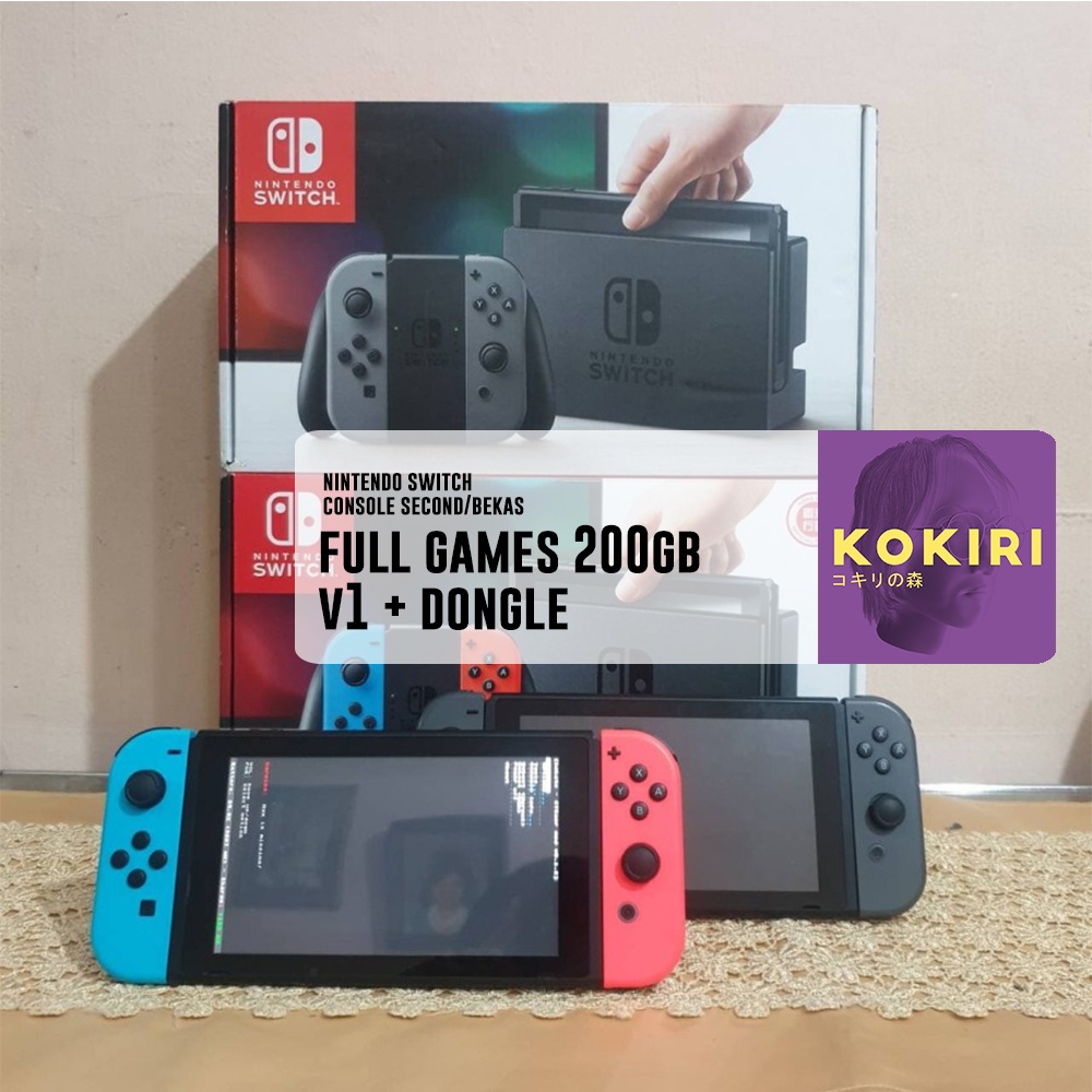 Jual Nintendo Switch Fullset CFW 200GB Full Games + Dongle | Shopee ...