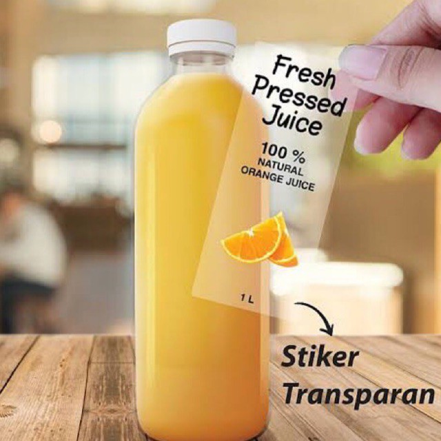 Jual (FREE CUTTING STIKER Transparant Vinyl Graftac Label A3+/Stiker ...