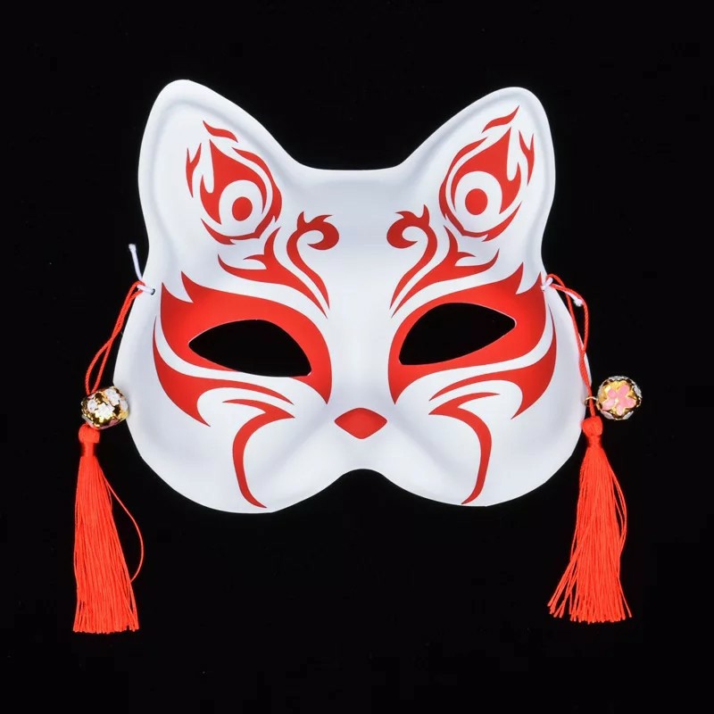 Jual Topeng Anbu Cosplay Ninja Kucing Japanese Anime Demon Slayer Fox ...