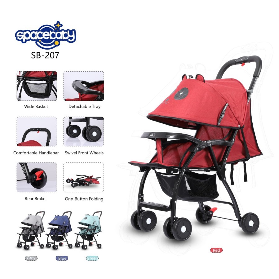 Jual (FREE PACKING) Stroller Anak Space Baby Spacebaby SB 315 / SB 316 ...