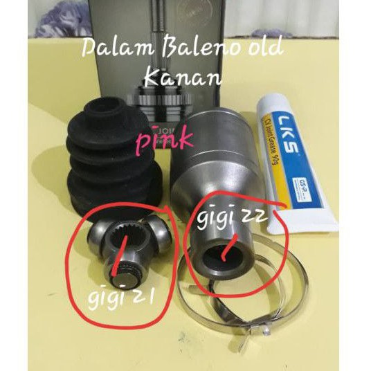 Jual Cv Joint Dalam As Roda Depan Dalam Kanan Suzuki Baleno Old 1997 sampai 2001 | Shopee Indonesia