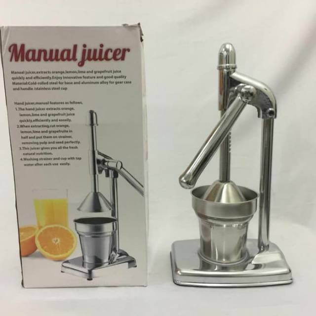 Jual Perasan jeruk stainless TEBAL KOKOH/ alat peras jeruk stainless ...