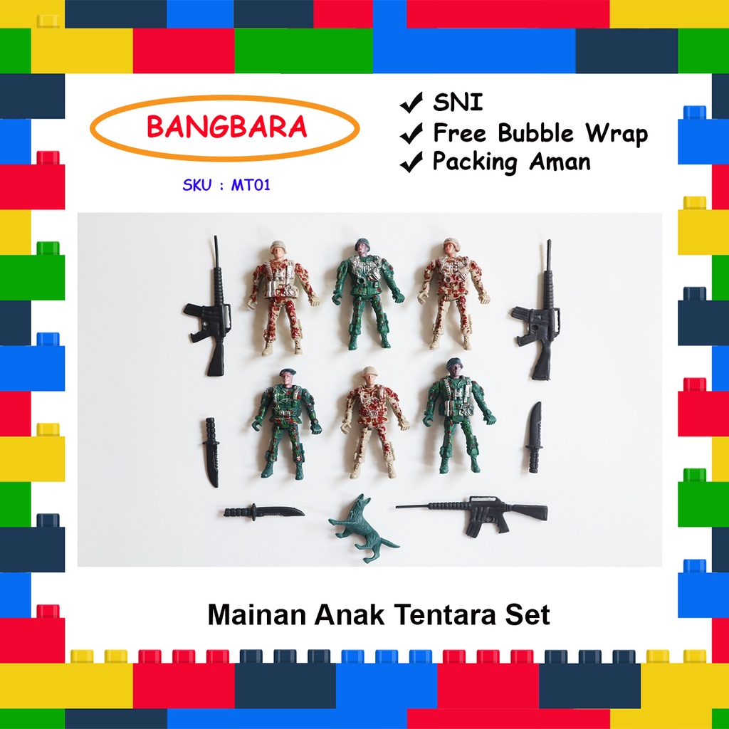 Jual Mainan Anak Figure Tentara Set Pasukan Army | Shopee Indonesia