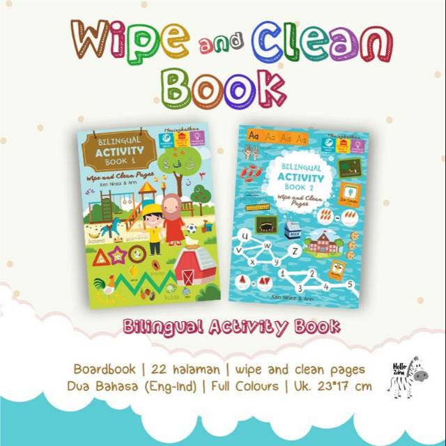 Jual Bilingual Activity Book (Free Spidol) | Shopee Indonesia
