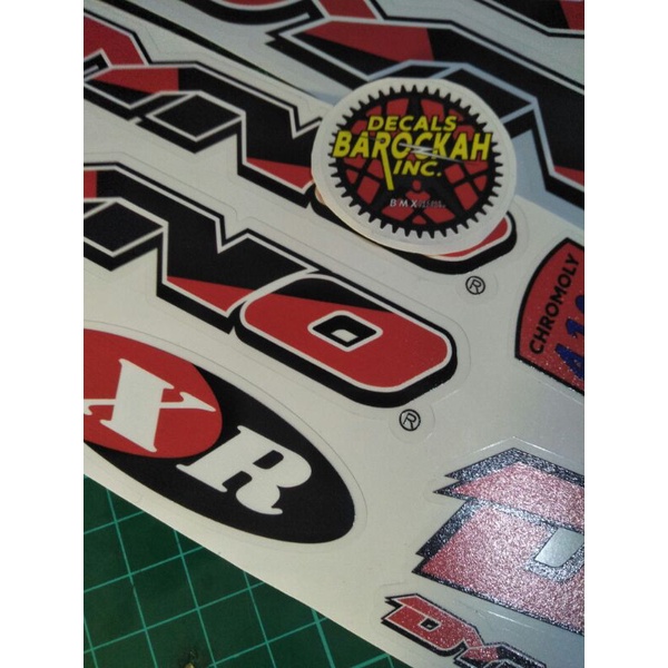Jual decals/decal/stiker/sticker set bmx dyno xr repro | Shopee Indonesia