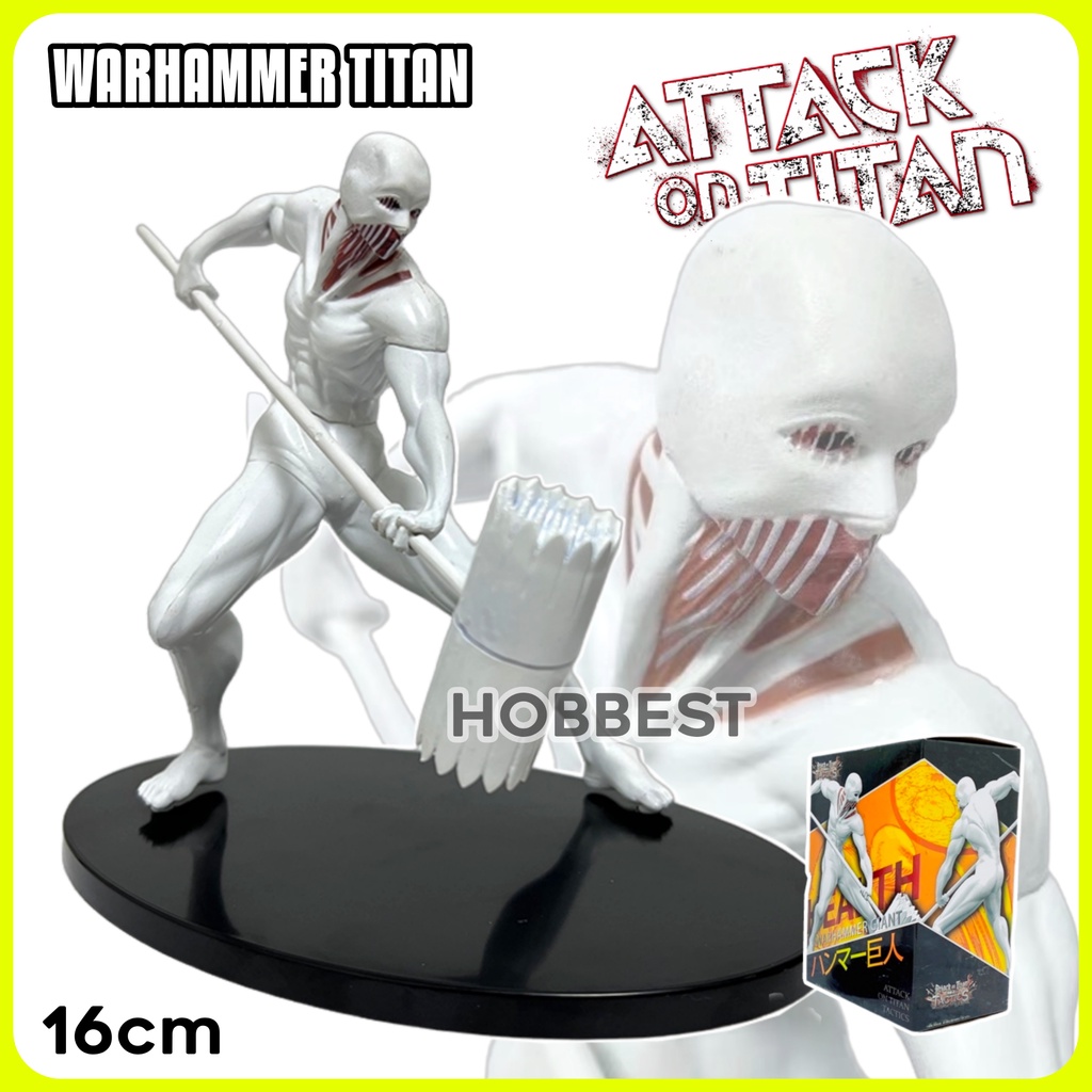 Jual Action Figure ATTACK ON TITAN : WARHAMMER TITAN Miniatur Pajangan ...