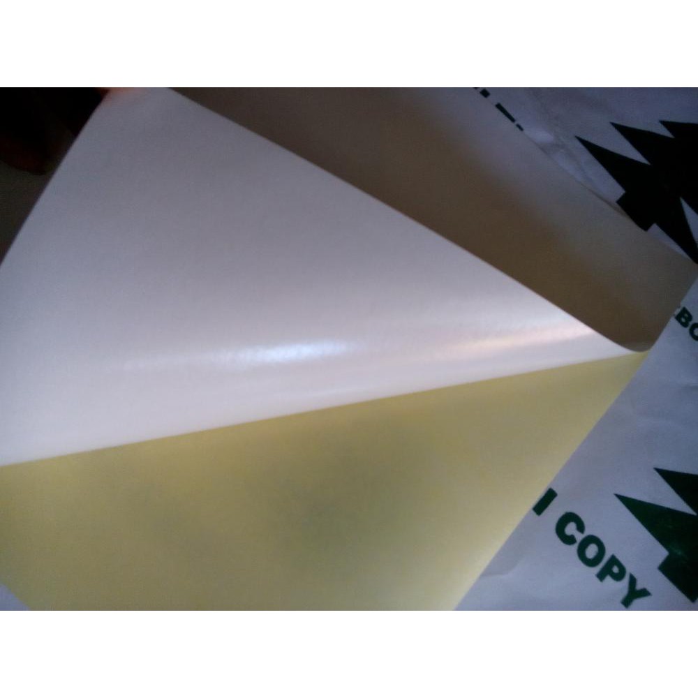 Jual Kertas stiker cromo A4 glossy tanpa merek isi10 lbr | Shopee Indonesia