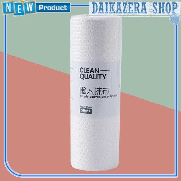 Jual Tisu Lap Handuk Kertas Reusable Berkali-kali 1 Roll (50 Helai ...