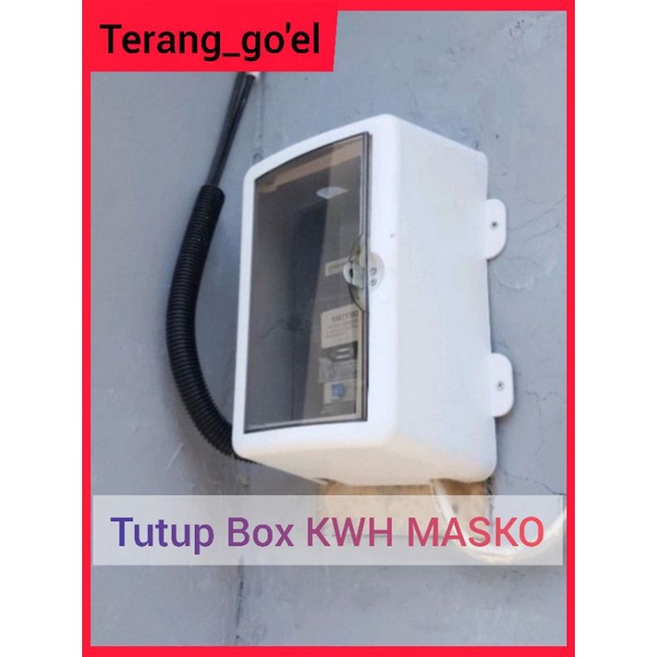 Jual MASKO Tutup Box KWH Meteran Listrik Prabayar // Box Tutup KWH ...