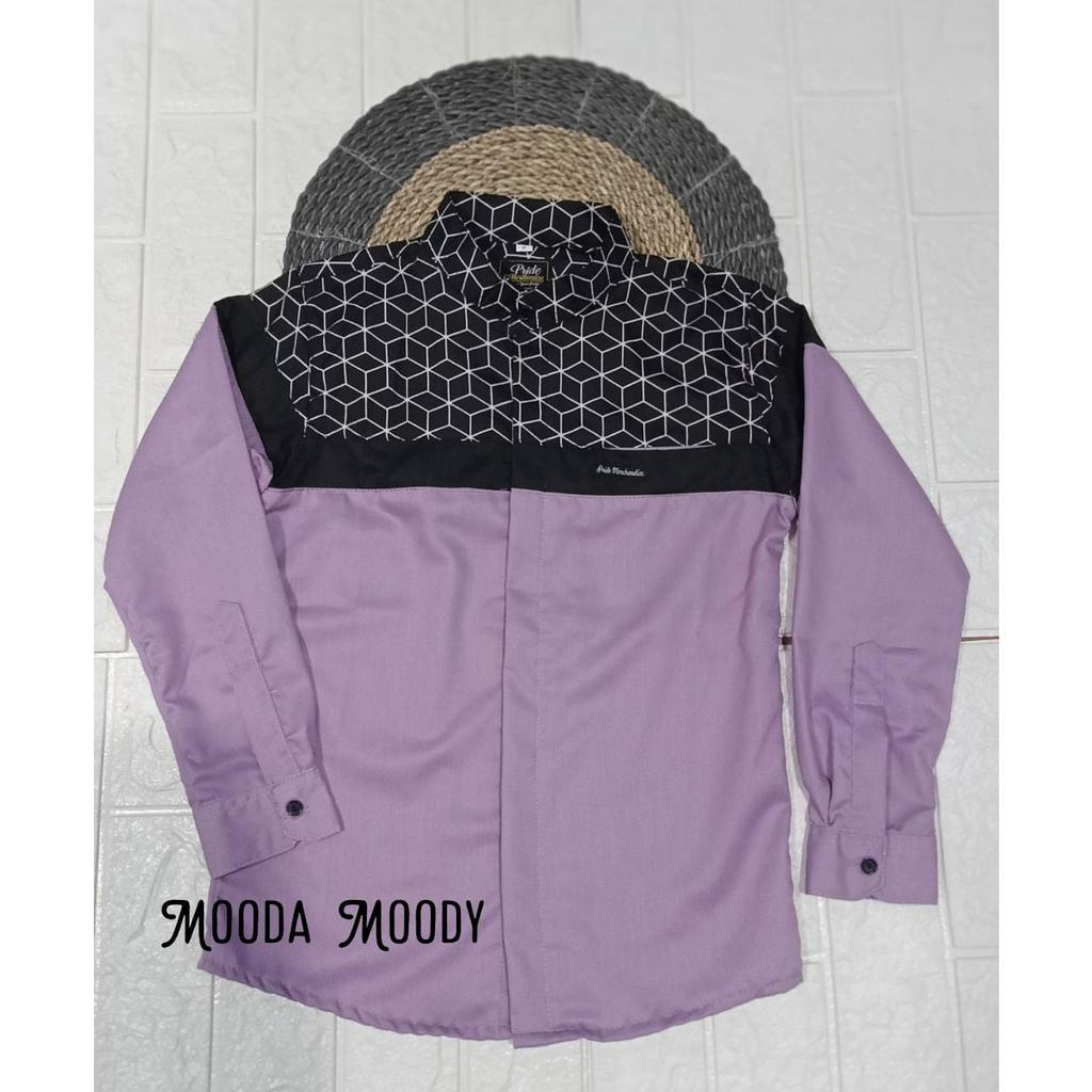 Jual Mooda Moody - Kemeja Koko Anak Warna Lilac Kemko Anak Lengan ...