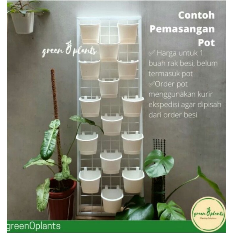 Jual Rak Vertical Garden 120cm x 40cm Putih | Shopee Indonesia
