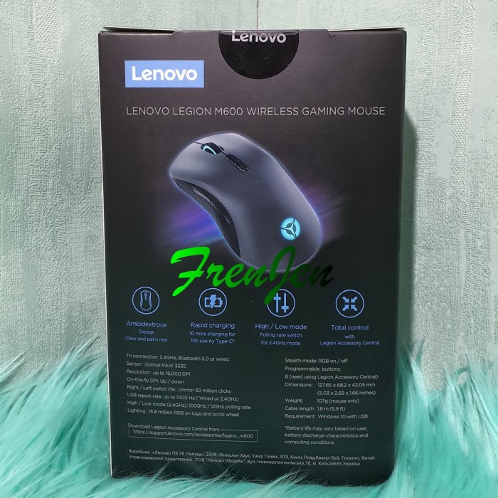 Jual (TERLARIS) LENOVO LEGION M600 RGB WIRELESS GAMING MOUSE not ...