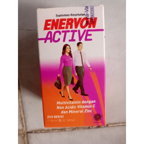 Jual Enervon Active 30 Tablet | Shopee Indonesia