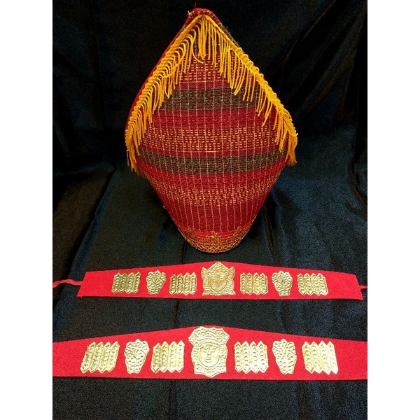 Jual SET KOMPLIT SORTALI/IKAT KEPALA PENGANTIN/DEWASA BATAK TOBA + TOPI ...