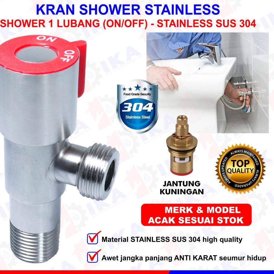 Jual Top Surprise STOP KRAN CABANG TEE SUS 304 UNTUK KRAN SHOWER TOILET CLOSET JET SHOWER ...