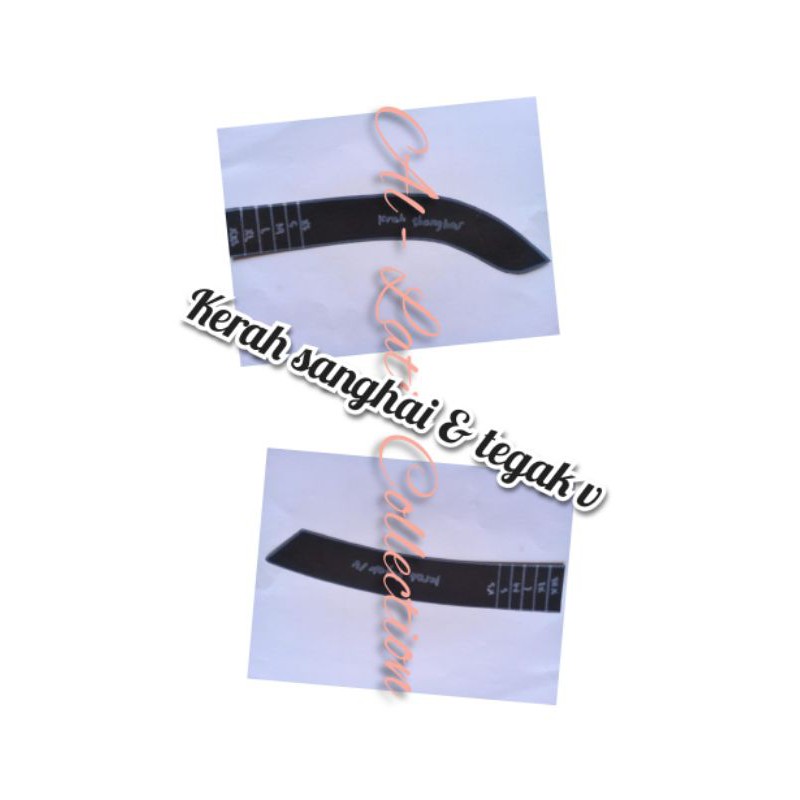 Jual Pola Jiplak / Pola Instan KERAH SANGHAI DAN TEGAK V | Shopee Indonesia
