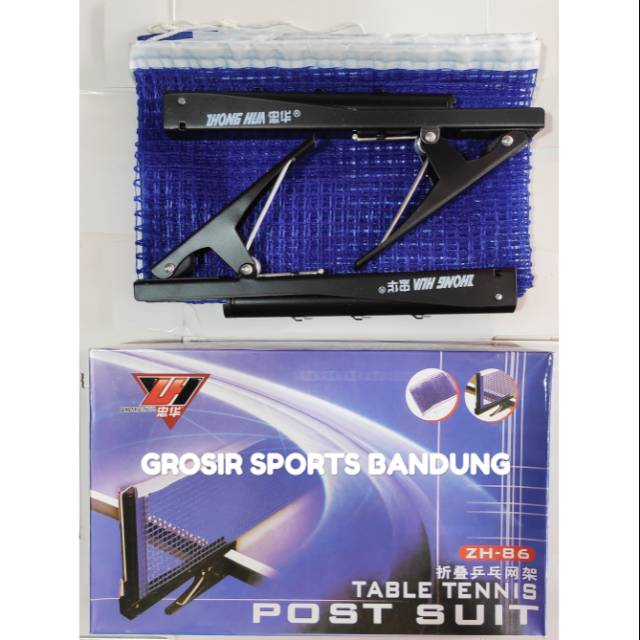 Jual Net + Tiang Pingpong / Tenis Meja Portable Jepit | Shopee Indonesia
