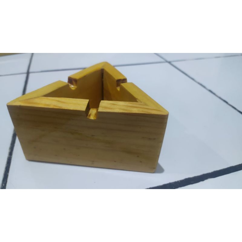 Jual asbak kayu jati belanda/ asbak unik/ asbak besar/ asbak kayu ...