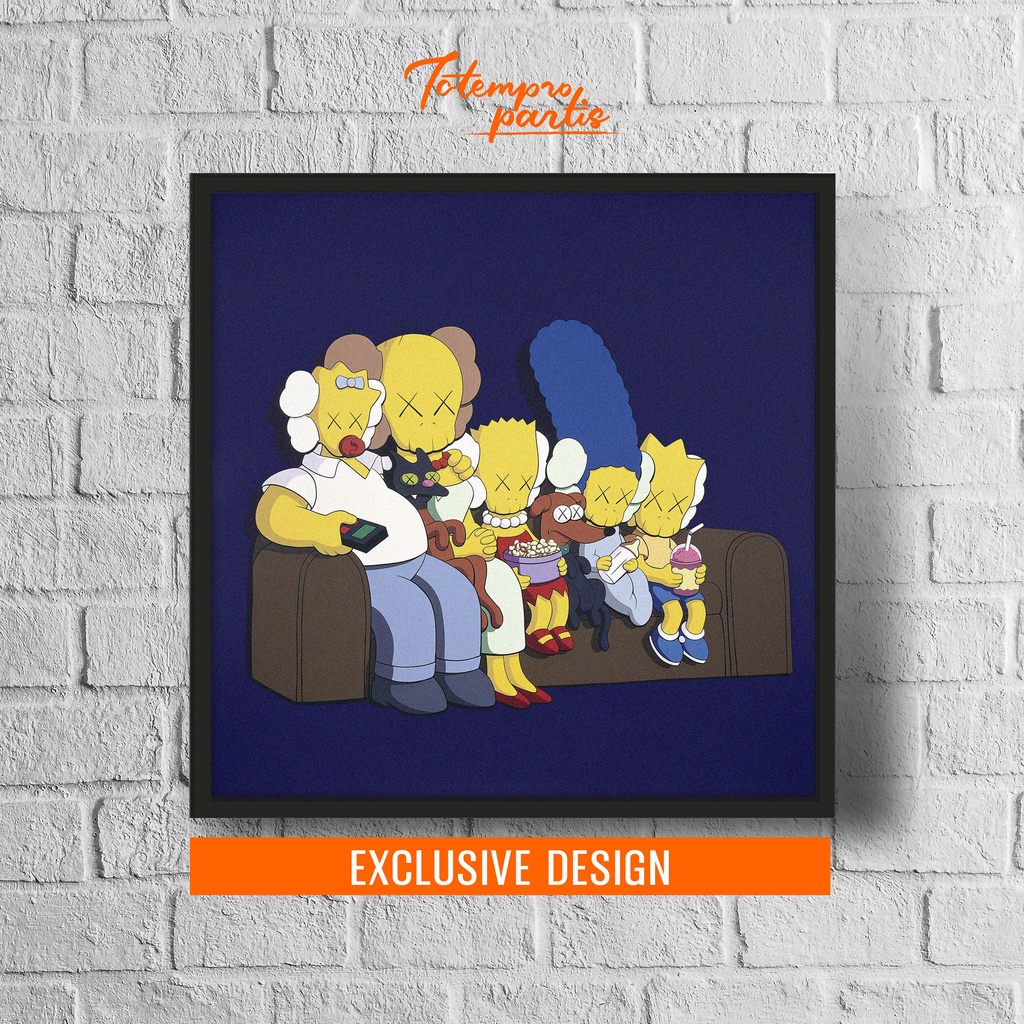 Jual Poster THE SIMPSONS x KAWS | Shopee Indonesia