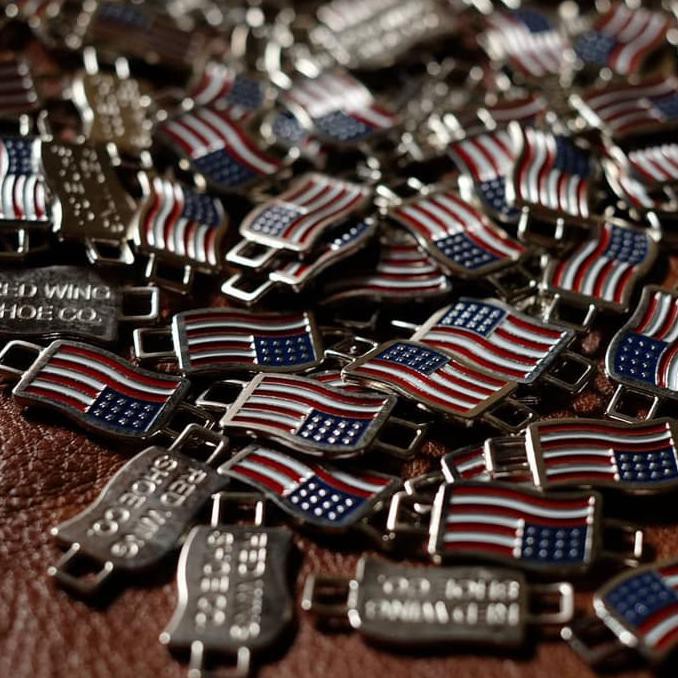 Jual Lace Keeper USA Flag Made in USA untuk Redwing Boot | Shopee Indonesia