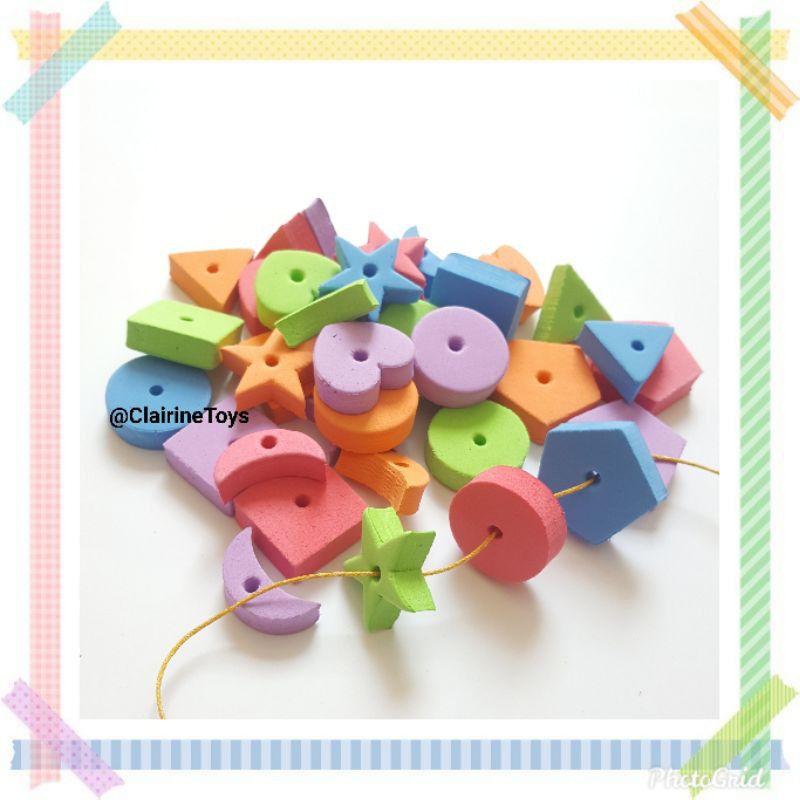 Jual (ISI 7 PCS) PAKET MERONCE SHAPES FOAM + TALI | Shopee Indonesia
