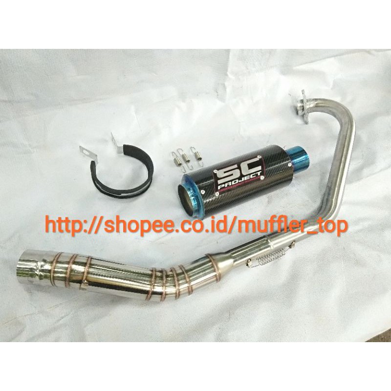 Jual Knalpot Racing SC Project Vixion R15 V2 V3 CBR 150 CB150R Satria ...