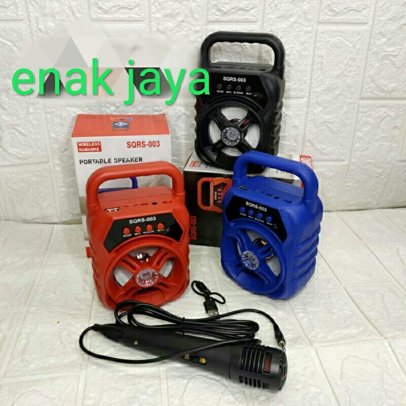 Jual COD- Speaker Karaoke Plus Mic S 003/s339/Speaker bluetooth/USB ...