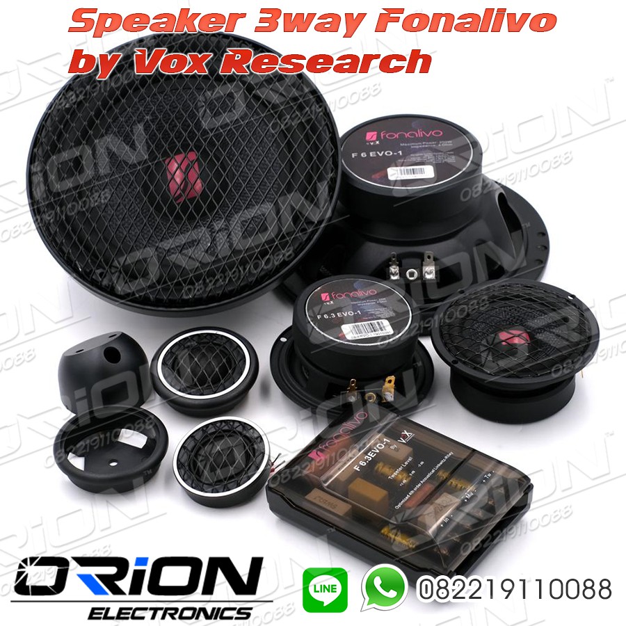 Jual Speaker 3 Way FONALIVO F63 Evo by VOX Research | Shopee Indonesia