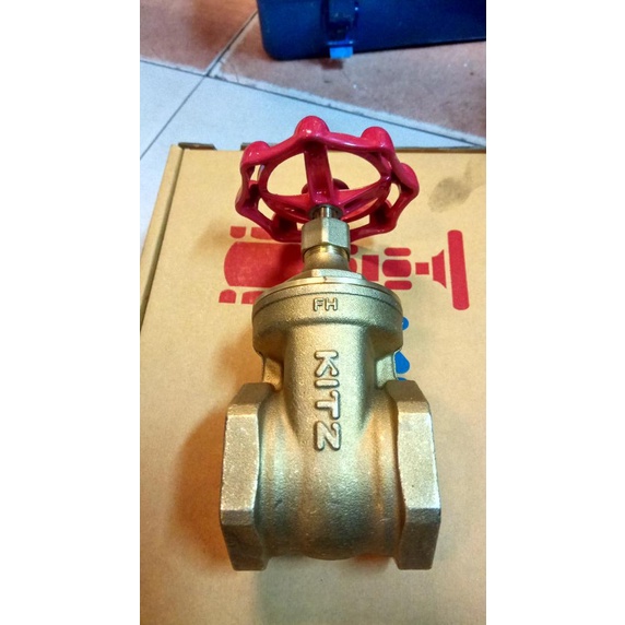 Jual Gate Valve Kitz 3" Kuningan Asli | Shopee Indonesia