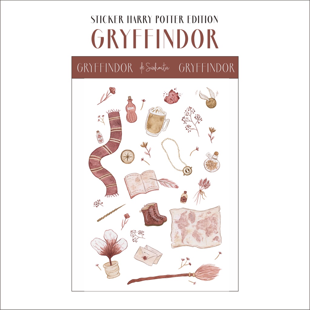Jual Stiker Harry Potter Gryffindor Untuk Dekorasi Handphone Harry ...