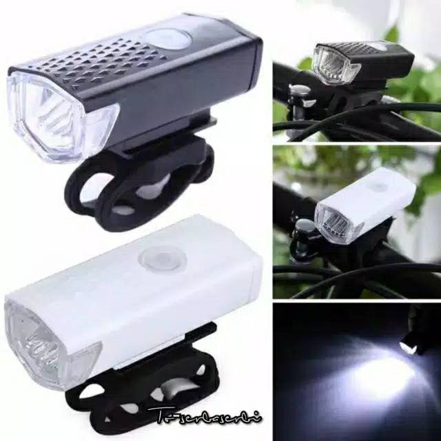 Jual LAMPU DEPAN SEPEDA LED 3 MODE | Shopee Indonesia