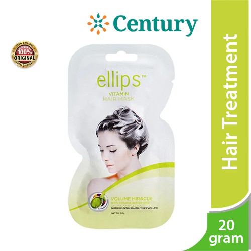 Jual Ellips Vitamin Hair Mask Volume Miracle 20gr / Masker Rambut ...