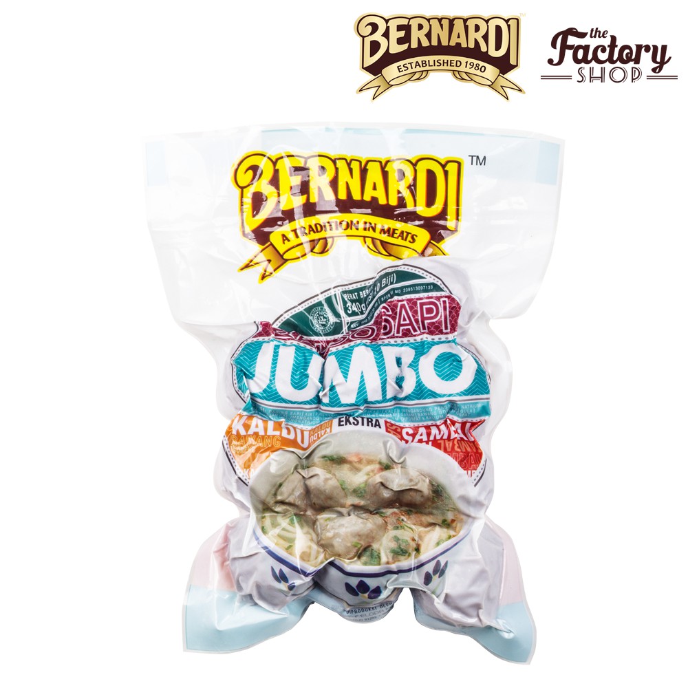 Jual BERNARDI BAKSO SAPI JUMBO 340G (9916500107) | Shopee Indonesia