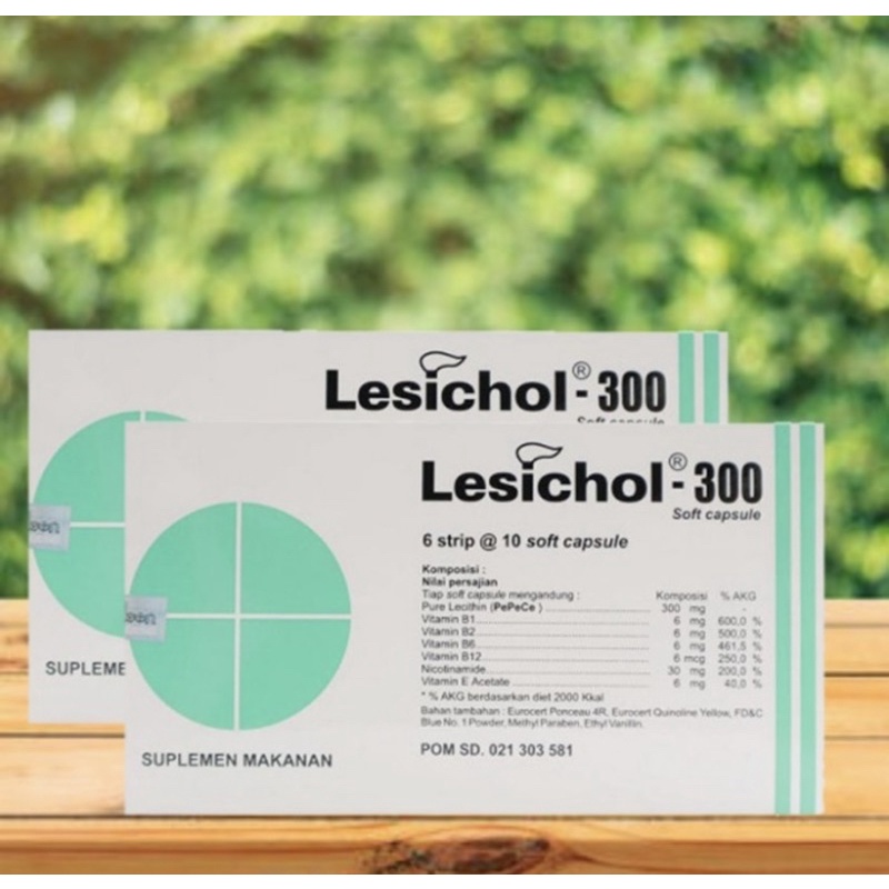 Jual Lesichol 300 strip 10 kapsul ( memelihara fungsi kesehatan hati ...
