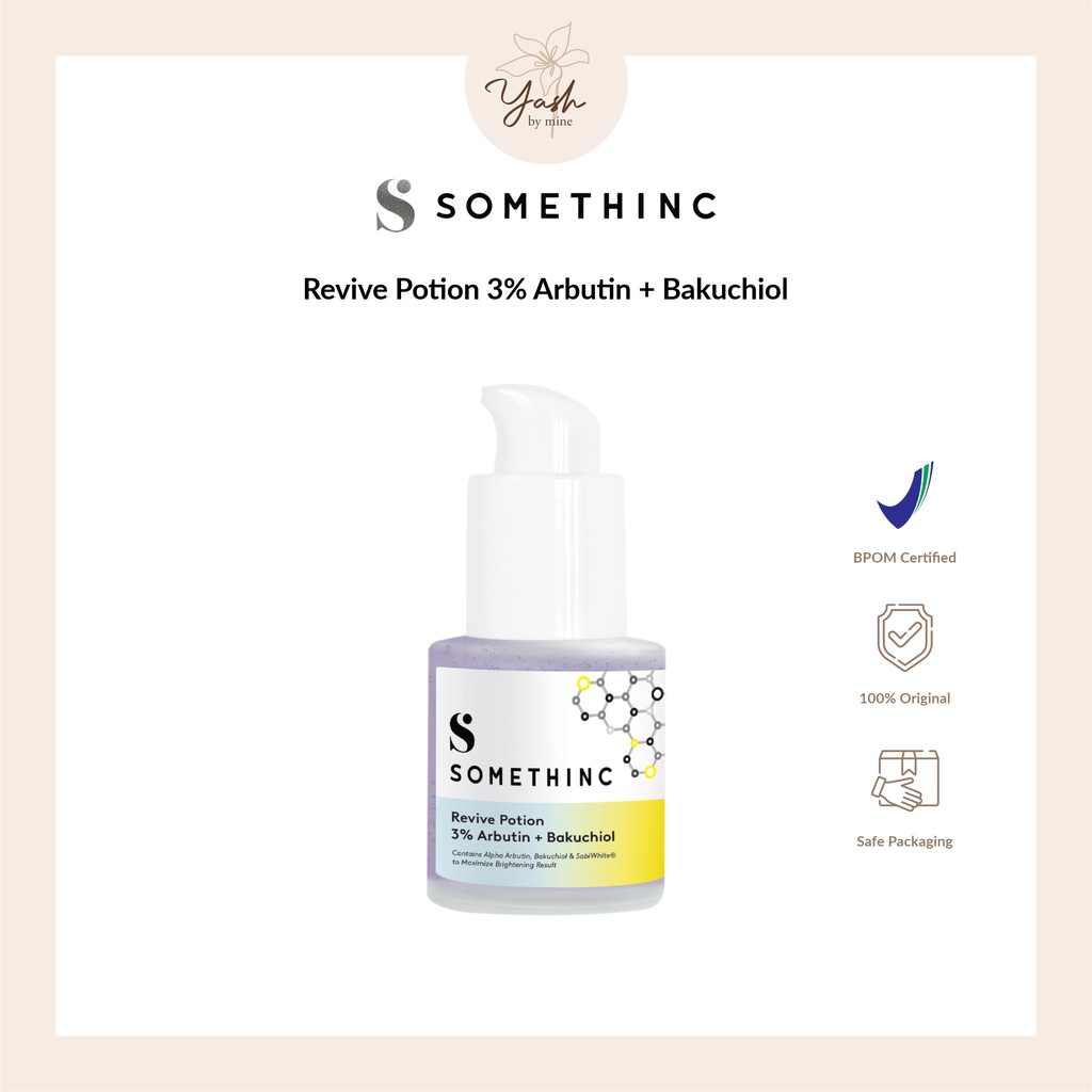 Jual Somethinc Revive Potion 3% Arbutin + Bakuchiol 20ml | Shopee Indonesia