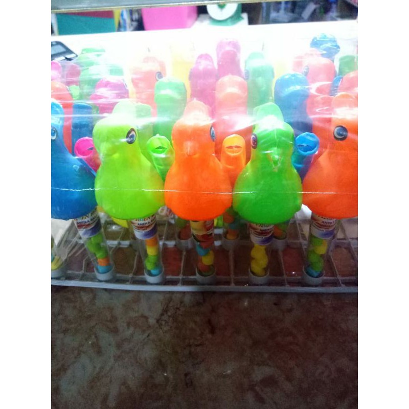 Jual permen unik permen keras mainan anak pluit burung isi 30pcs ...