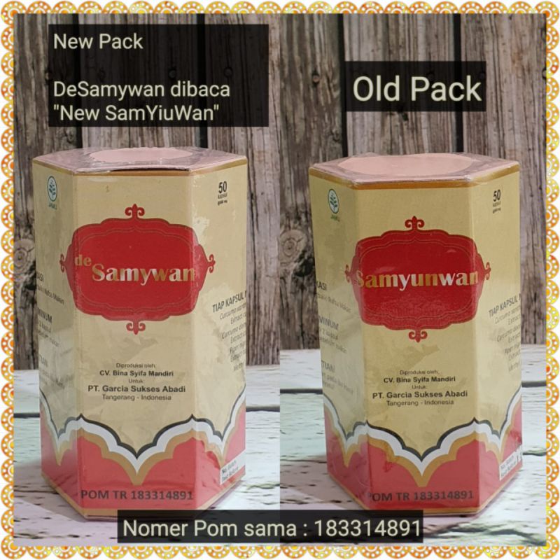 Jual SAMYUNWAN ORIGINAL BPOM ISI 50 KAPSUL OBAT HERBAL PENAMBAH NAFSU ...